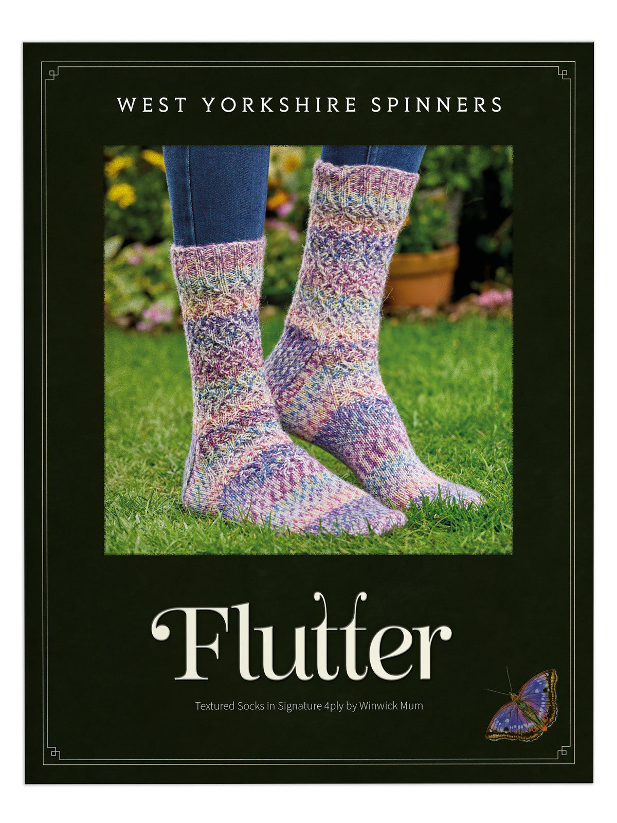 Flutter - Sock Pattern by Winwick Mum – West Yorkshire Spinners