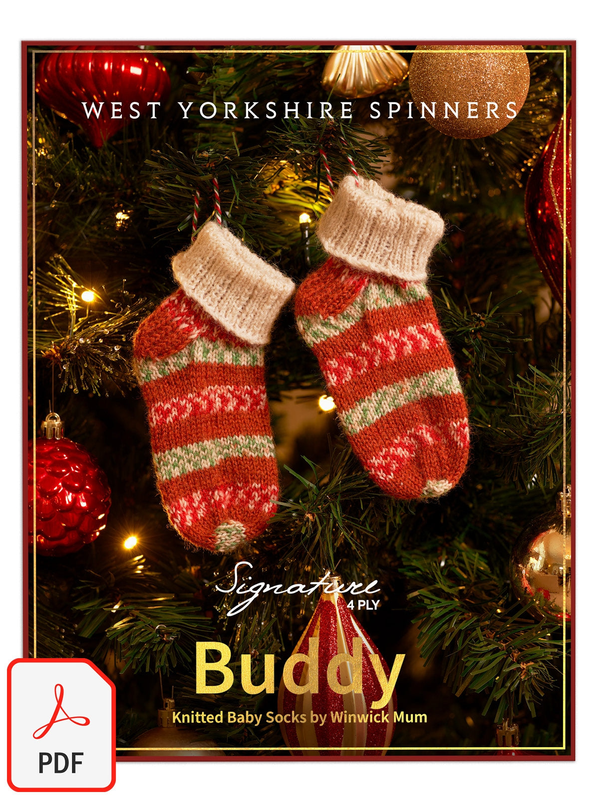 Buddy - Knitted Baby Sock Pattern by Winwick Mum – West Yorkshire Spinners